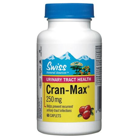 Swiss Herbal Remedies Ltd Swiss Natural™ Cran-Max® 250mg Caplets 60 ...