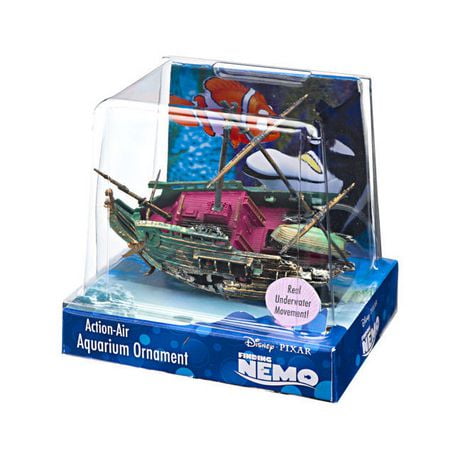 Penn-Plax Penn Plax Finding Nemo Half Shipwreck | Walmart Canada