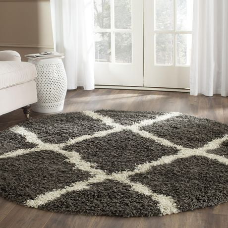 Click here for Safavieh Dallas Logan Geometric Shag Area Rug Dark... prices