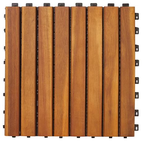 Click here for Vifah Outdoor Patio 8-Slat Acacia Interlocking Dec... prices