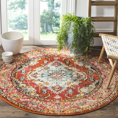 Click here for Safavieh Monaco Toria Traditional Area Rug Orange... prices