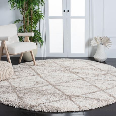 Click here for Safavieh Hudson Amias Geometric Shag Area Rug Mult... prices