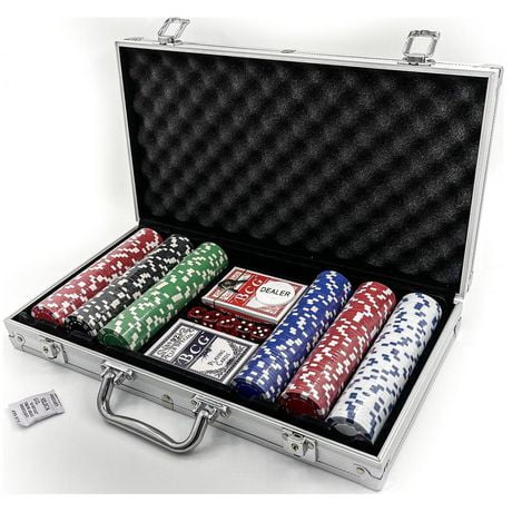 Tradeopia Premium 300 Piece Poker Set with Aluminum Carrying Case ...