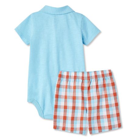 George Baby Boys' 2-Piece Polo and Short Set | Walmart Canada