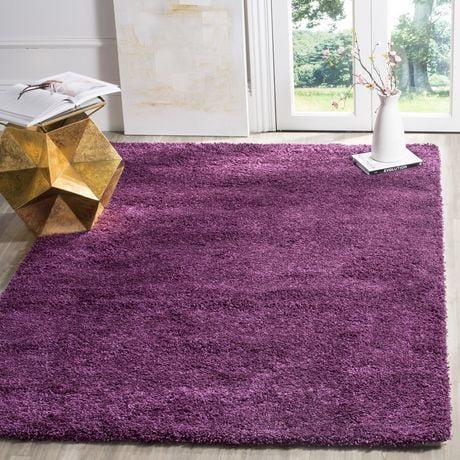 Click here for Safavieh California Solid Plush Shag Area Rug Purp... prices
