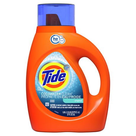 Tide Coldwater Clean Fresh Scent HE Turbo Clean Liquid Laundry ...