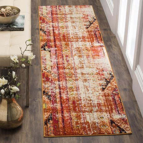 Click here for Safavieh Monaco Risto Abstract Area Rug Orange / M... prices