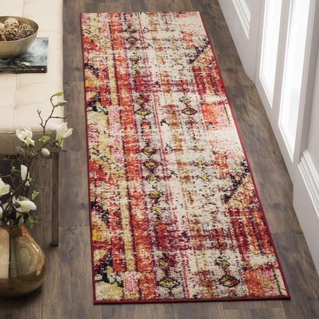 Click here for Safavieh Monaco Risto Abstract Area Rug Magenta /... prices