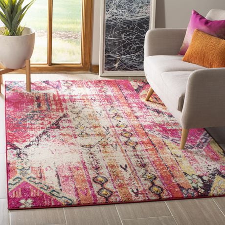 Click here for Safavieh Monaco Risto Abstract Area Rug Magenta /... prices