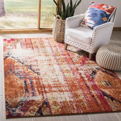 Click here for Safavieh Monaco Risto Abstract Area Rug Orange / M... prices