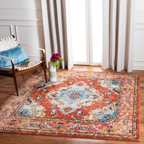 Click here for Safavieh Monaco Toria Traditional Area Rug Orange... prices