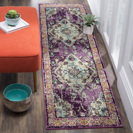 Click here for Safavieh Monaco Toria Traditional Area Rug Violet... prices