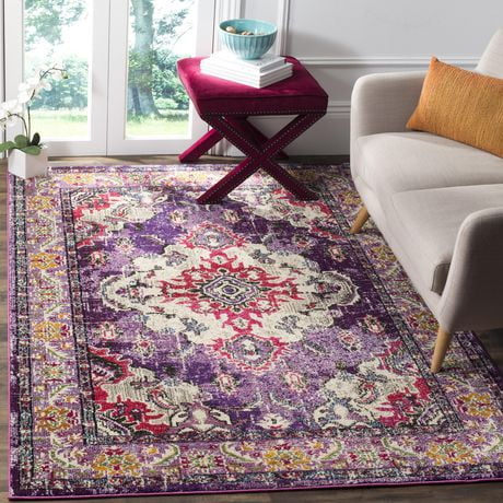 Click here for Safavieh Monaco Toria Traditional Area Rug Violet... prices