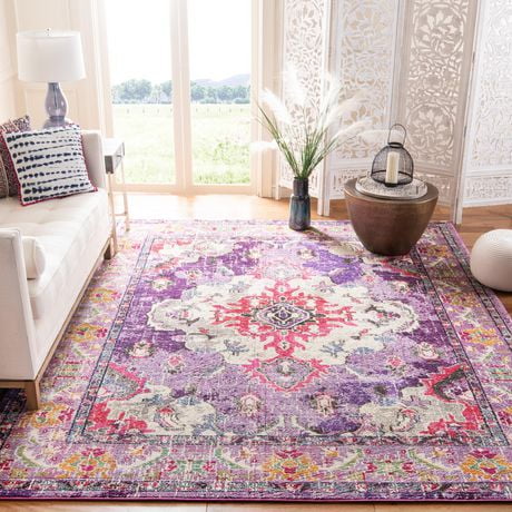 Click here for Safavieh Monaco Toria Traditional Area Rug Violet... prices
