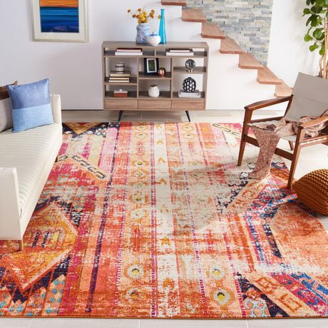 Click here for Safavieh Monaco Risto Abstract Area Rug Orange / M... prices