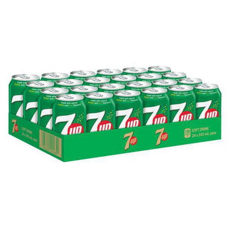 7UP Soft Drink, 355 mL Cans, 24 Pack | Walmart Canada