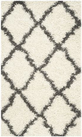 Click here for Safavieh Dallas Logan Geometric Shag Area Rug Ivor... prices