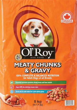 Ol' Roy Meaty Chunks & Gravy - Dry food for Adult dogs - Walmart.ca