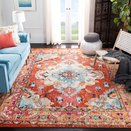 Click here for Safavieh Monaco Toria Traditional Area Rug Orange... prices