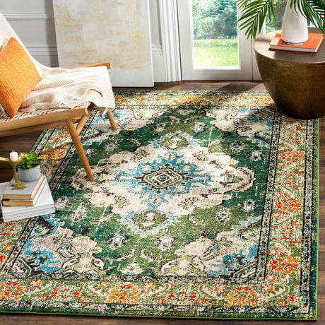 Click here for Safavieh Monaco Toria Traditional Area Rug Forest... prices