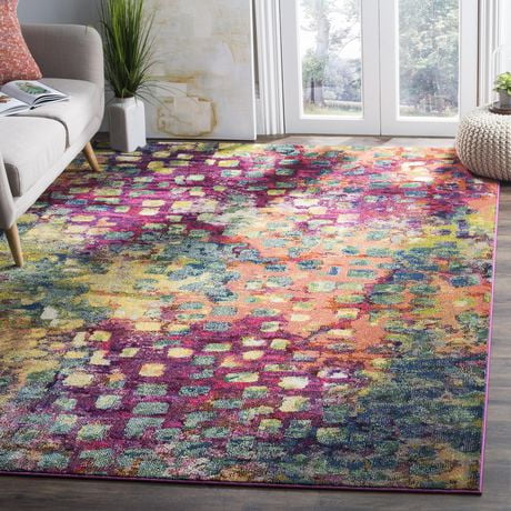 Click here for Safavieh Monaco Driskoll Abstract Area Rug Pink /... prices