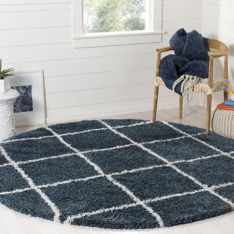 Click here for Safavieh Hudson Amias Geometric Shag Area Rug Slat... prices