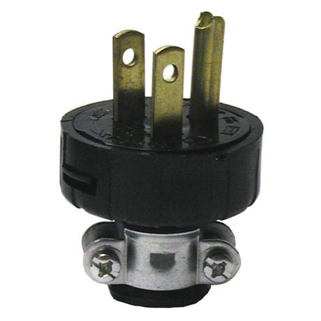 Click here for Leviton 2 Pole 2 Wire 15A-125V Black Round Dead Fr... prices