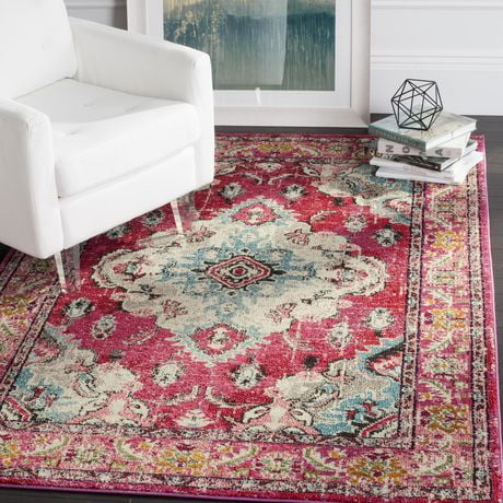 Click here for Safavieh Monaco Toria Traditional Area Rug Pink /... prices