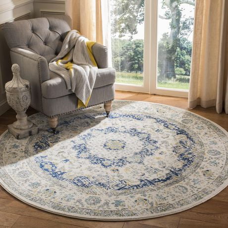 Click here for Safavieh Evoke Teale Traditional Area Rug Ivory /... prices