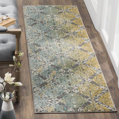 Click here for Safavieh Evoke Keith Damask Area Rug Grey / Ivory... prices