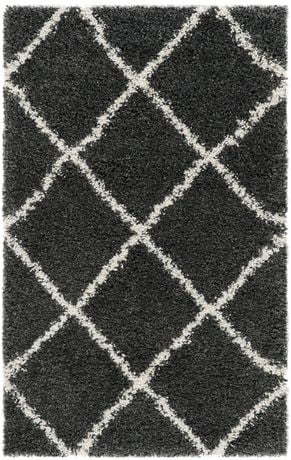 Click here for Safavieh Hudson Amias Geometric Shag Area Rug Dark... prices