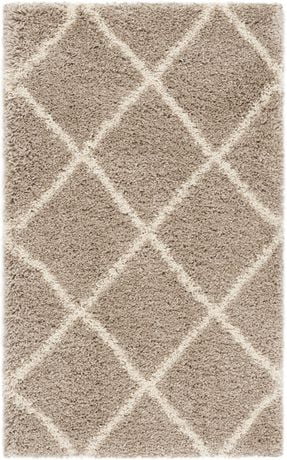 Click here for Safavieh Hudson Amias Geometric Shag Area Rug Beig... prices
