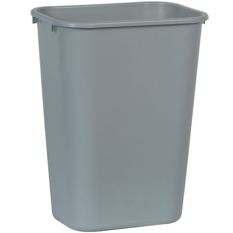 Click here for Rubbermaid Gray Rectangular Waste Basket Gray prices