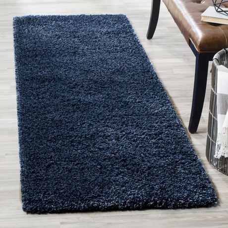 Click here for Safavieh California Solid Plush Shag Area Rug Navy... prices