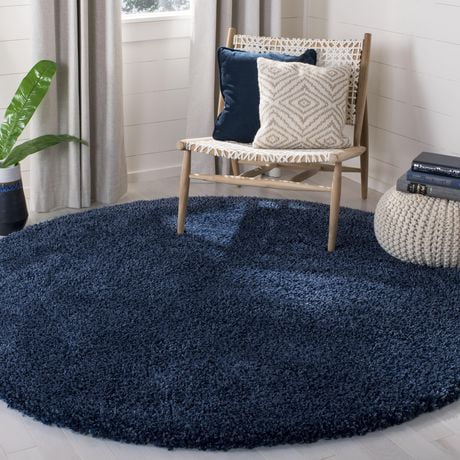 Click here for Safavieh California Solid Plush Shag Area Rug Navy... prices