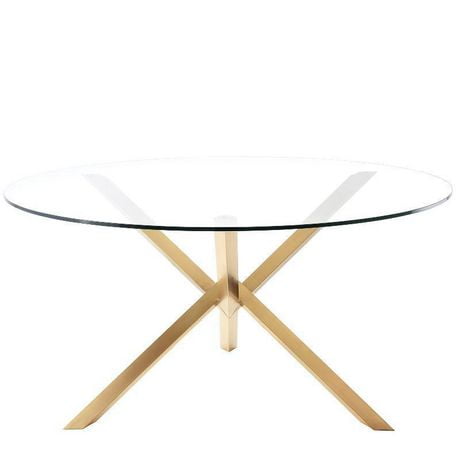 Click here for Take Me Home Furniture Circle Dining Table With Gl... prices
