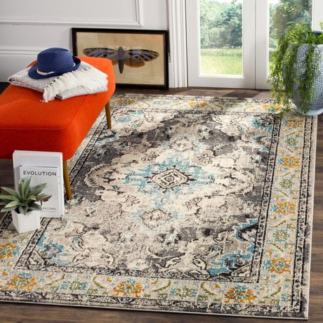 Click here for Safavieh Monaco Toria Traditional Area Rug Grey /... prices