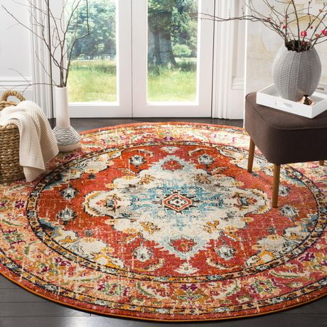 Click here for Safavieh Monaco Toria Traditional Area Rug Orange... prices