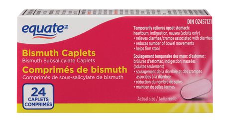 Equate Bismuth Caplets, 24 CAPLETS - Walmart.ca