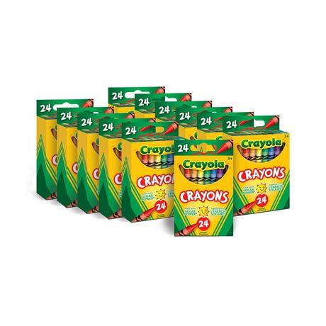 12 PACK BUNDLE OF 24CT CRAYOLA CRAYONS | Walmart Canada