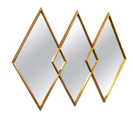 Click here for Plata D Cor Import Inc Diamond Trio Mirror Gold # prices