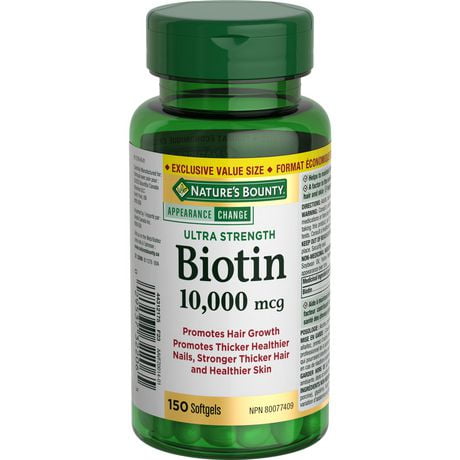 Biotin 10,000 mcg | Walmart Canada