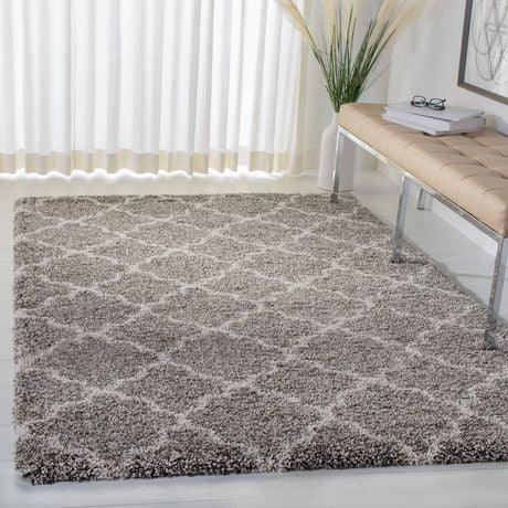 Click here for Safavieh Hudson Jaye Geometric Shag Area Rug Grey... prices