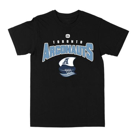 Official Licensed Toronto Argonauts CFL Football Arc Logo Black T-Shirt ...