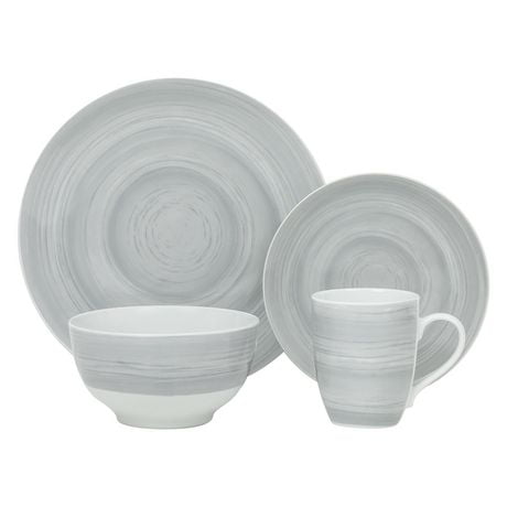 Click here for Safdie & Co. Grey Stone 16Pc Dinnerset Grey Une Ta... prices