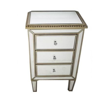 Click here for Plata D Cor Import Inc Antonia Nightstand Silver prices