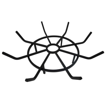 Click here for Pleasant Hearth 24 Wagon Wheel Steel Wood Grate Bl... prices