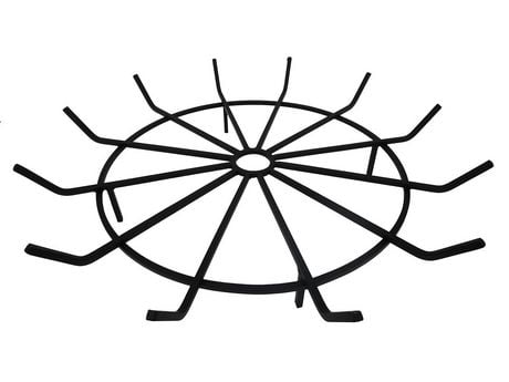 Click here for Pleasant Hearth 36 Wagon Wheel Steel Wood Grate Bl... prices