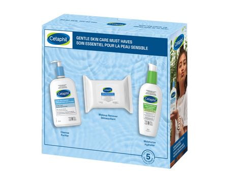 Cetaphil Gentle Skin Care Must Haves – 3 Piece Gift Set with Gentle ...