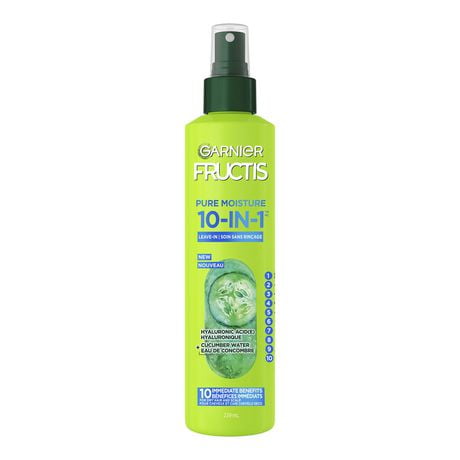 Garnier Fructis Pure Moisture 10-in-1 Leave-In Spray For Dry Hair ...